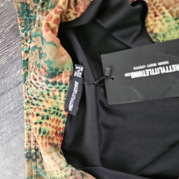 PrettyLittleThing | Dresses | Pretty Little Things Multi Snake Print ...